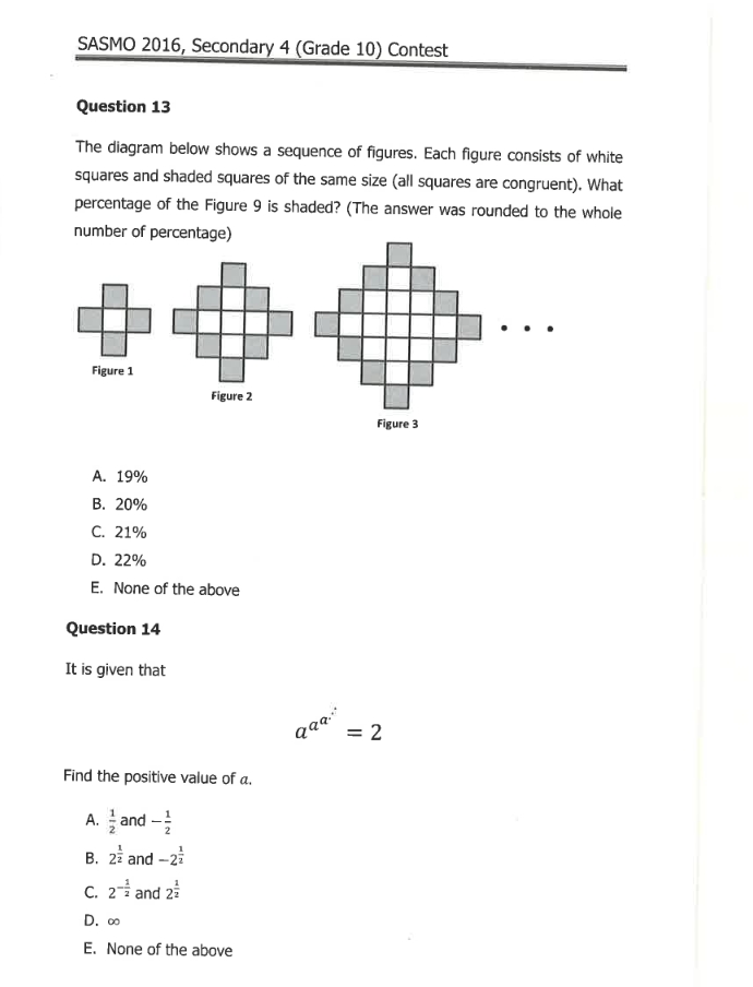 新闻资讯 - SASMO新加坡数学奥赛官网